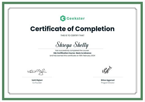 Shreya S Shetty On Linkedin Geekster Sql Basics Advanced