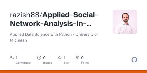 github razish88 applied social network analysis in python applied data science with python