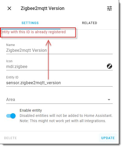 sensor zigbee2mqtt version does not work why frontend home
