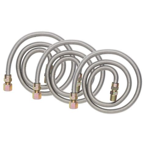 In X Ft CSST Corrugated Stainless Steel Tubing The Home Depot
