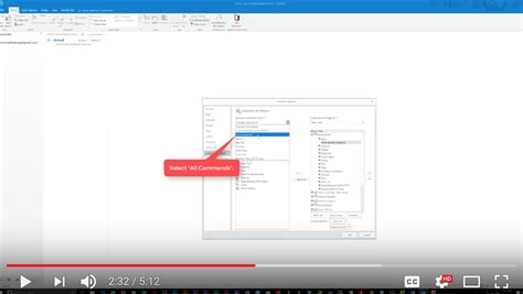 Customize The Ribbon Bar In Microsoft Outlook 2016
