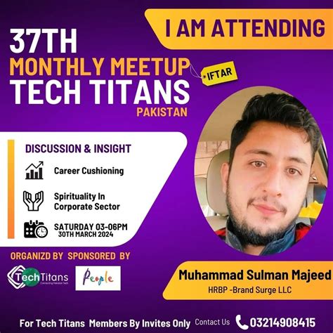 muhammad sulman on linkedin 37th techtitanspakistan networking