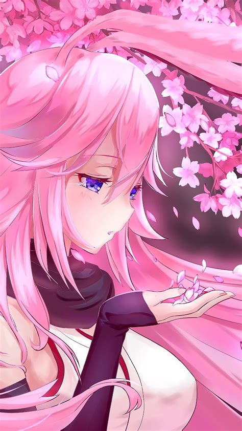 Pink Anime Girl Wallpapers Wallpaper Cave