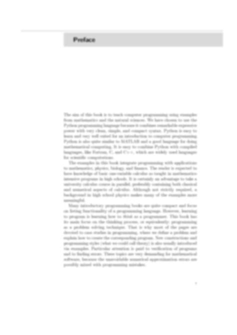 Solution A Primer On Scientific Programming With Python Studypool