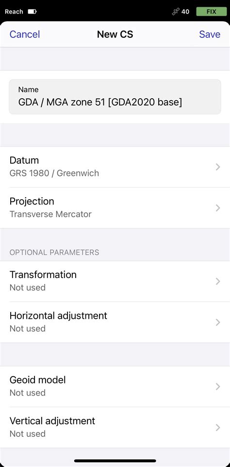 Set Up Custom Coordinate System Emlid Flow And Emlid Flow 360