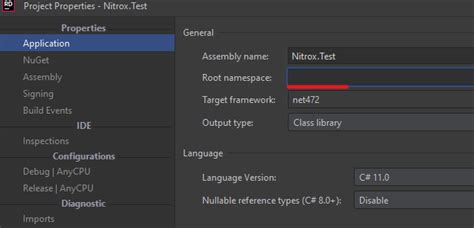 fix namespaces in nitrox test to match folder structure · issue 2017