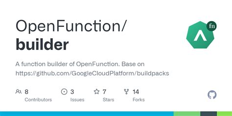 github openfunction builder a function builder of openfunction base on