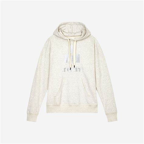 W 이자벨 마랑 만셀 오버사이즈 후드 스웨트셔츠 에크루 23ss Isabel Marant Kream