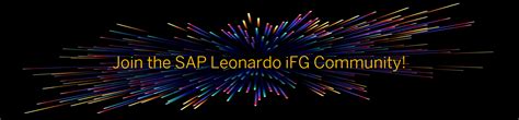 Register Run Your Business Live With Sap Leonardo Sap Community