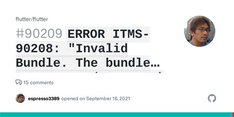 `error Itms 90208 Invalid Bundle The Bundle Runnerappframeworksflutterframework Does Not