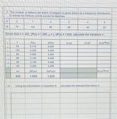 Solved The Number Of Defects Per Batch Of Widgets Is Given Chegg