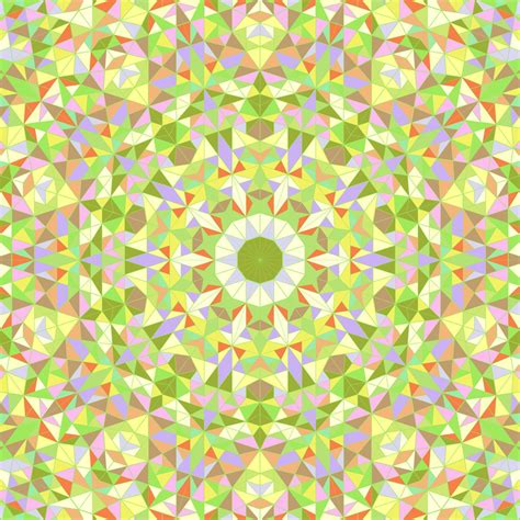 Polygonal Colorful Triangle Mosaic Mandala Background Design 43119515 Vector Art At Vecteezy