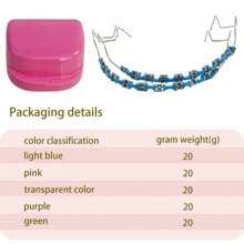 Temporary Tooth Decoration Dental Fake Braces With Metal Wires