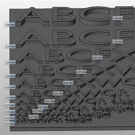 What Font Sizes Work Best For Printing Text Xometry S Manufacturing Community