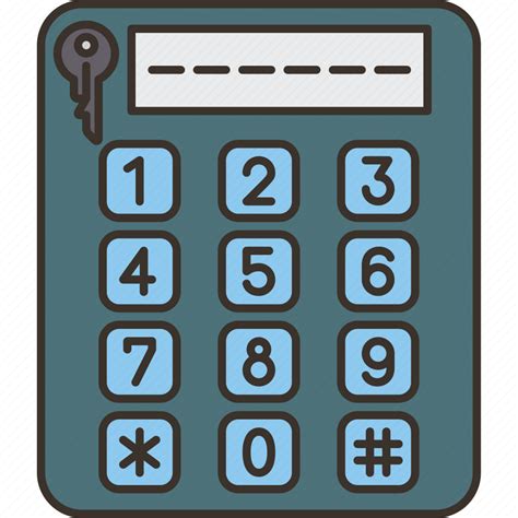 Keypad Password Pin Access Security Icon Download On Iconfinder