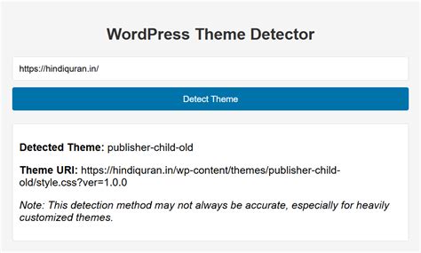 Wordpress Theme Detector Wp Smart Solutions