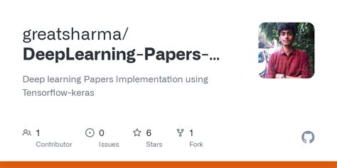 Github Greatsharma Deeplearning Papers Implementation Deep Learning Papers Implementation