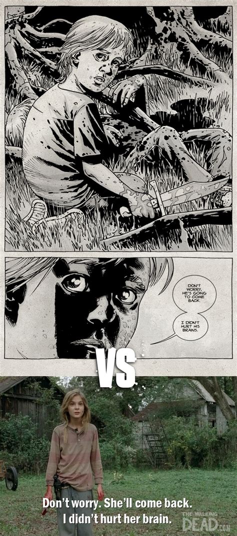 Lizzie Walking Dead Comic