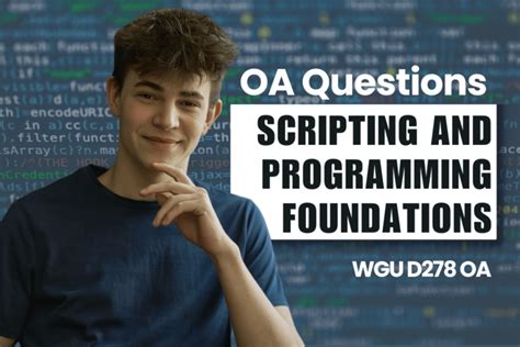 250 Wgu D278 Oa Questions And Answers Oa Exams