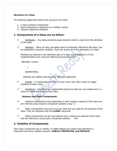 Abap Object Oriented Programming Tutorials Pdf