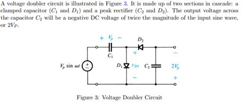 Solved 5 Construct The Voltage Doubler Circuit Illustrated Chegg Com