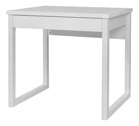 Mesa Escrivaninha Gavetas Madeira Home Office 80 Cm Branca Frete Grátis