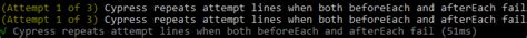 test retries multiple output lines for the same attempt · issue 26143