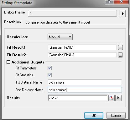Fit Comparison Improvements OriginLab Wiki Confluence