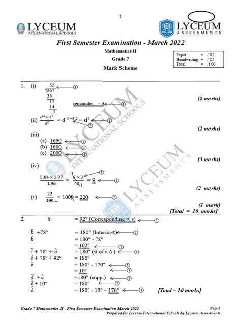 Mathematics Part Ii Ms 1 Download Free Pdf Educational Assessment And Evaluation