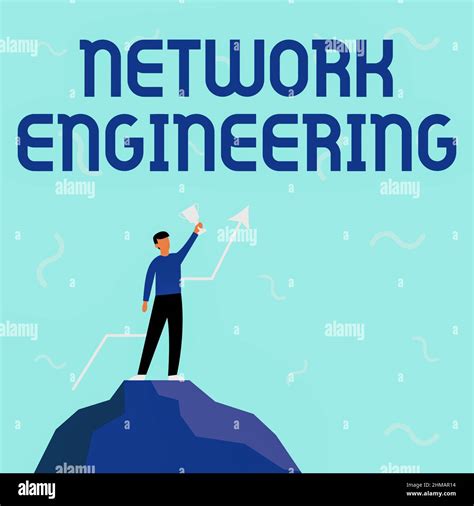 Sign Displaying Network Engineering Business Idea Field Concerned With Internetworking Service
