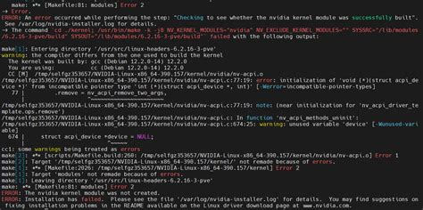 Kernel 6 2 X And Nvidia 390 Xx Problem With Nvidia Gpu Passthrough In Lxc Linux Nvidia