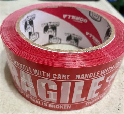 Fragile Tape 2x100m Good Quality Packaging Tape Box Duct Masking