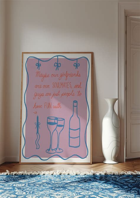 Sex And The City Quote Digital Download Spring Wall Art Home Decor Printable Quote