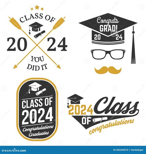 Set Of Vector Class Of 2021 Badges Concept For Shirt Print Seal Overlay Or Stamp Greeting