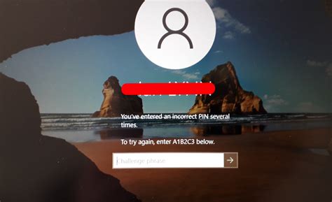 Windows Youve Entered An Incorrect Pin Several Times Com Technology