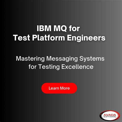 Avada Software On Linkedin Ibm Mq For Test Platform Engineers