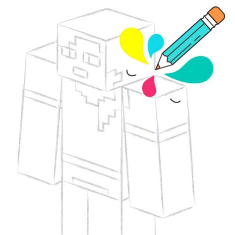Draw Alex From Minecraft Nanosarte