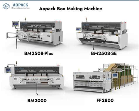 Aopack Cardboard Automatic Box Maker Corrugated Carton Box Making Machine Prices Fully Automatic