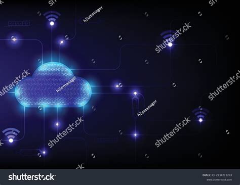 Abstract Background Cloud Storage Vector Desig Stock Vector Royalty Free 2234212293 Shutterstock