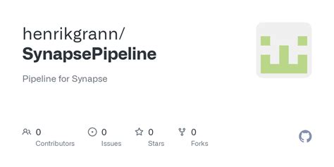 Github Henrikgrannsynapsepipeline Pipeline For Synapse