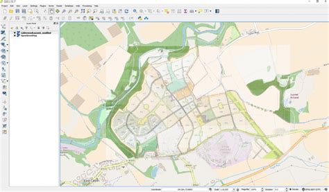 Add Open Street Map To Background QGIS Project And Then Digitise Against Imported Raster