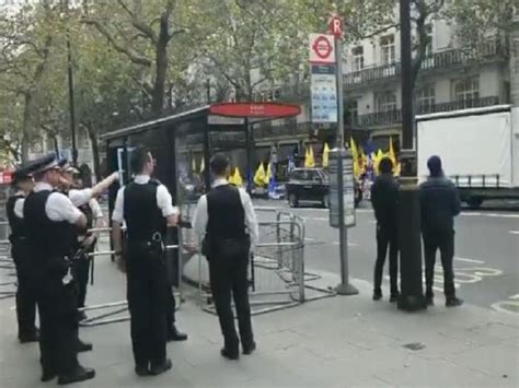 Khalistani Supporters Protest Again In England ઈંગ્લેન્ડમાં