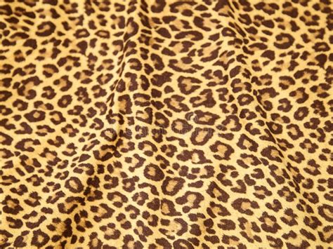 Leopard Effect Fabric Pattern Background Sample African Style Leopard