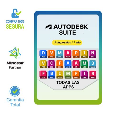 Autodesk Suite 2026 1 Usuario 3 Dispositivos Latinkeys