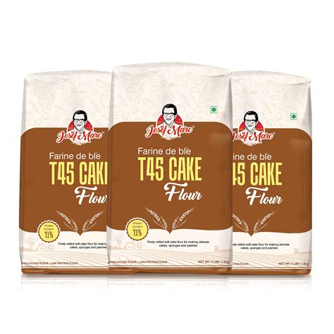 Josef Marc Farine De Ble T45 Cake Flour 4 Lbs Unbleached And Low