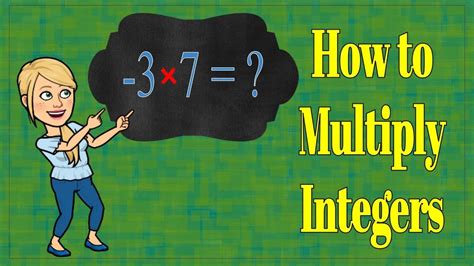How To Multiply Integers The 2 Rules For Success 7 Ns A 2 💚