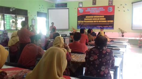 SOSIALAISASI PROGRAM SEKOLAH MODEL SPMI SMP PGRI 3 KEPIL