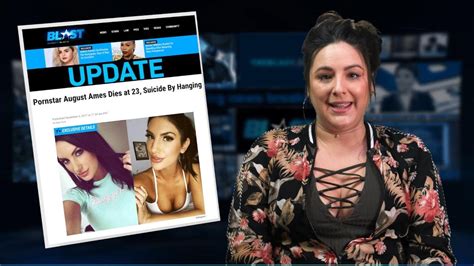 Update Pornstar August Ames Suicide By Hanging Dead At 23 Youtube
