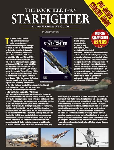 the lockheed f 104 starfighter a comprenhensive guide mdf 36 avworld ca