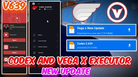 Codex And Vega X Executor Mobile New Update V639 Latest Working Version Of Vega X Codex